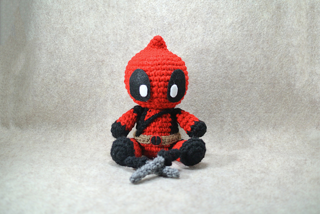 Ravelry: Deadpool Amigurumi pattern by nano ami