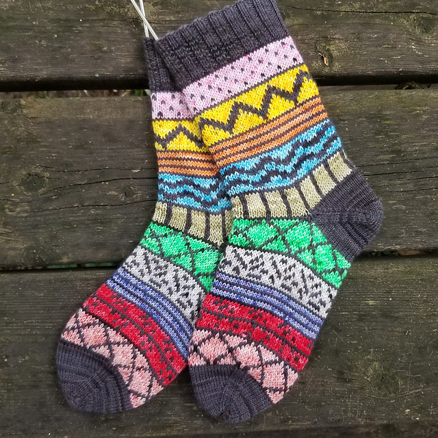 Ravelry: Halloween Gang Socks pattern by Natalie Sheldon