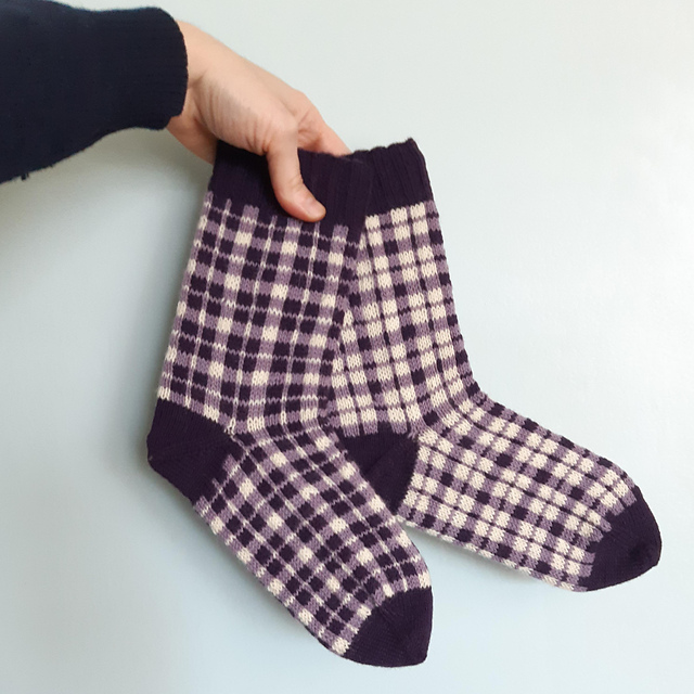 Ravelry: Plaid Family Socks pattern by Natalie Sheldon