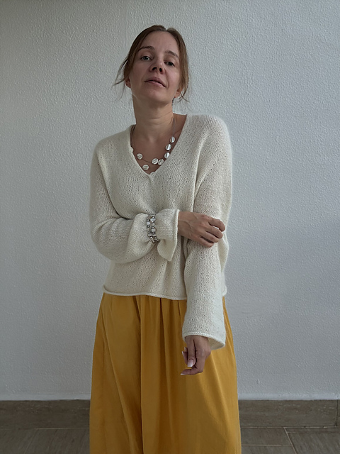 Ravelry: MoonVeil Blouse pattern by Natalja Ledvanova