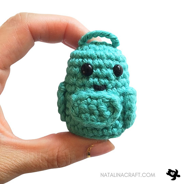 Ravelry: Backpack amigurumi pattern by Natalina Craft