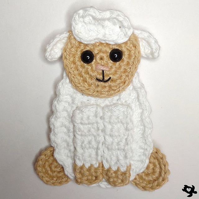 Ravelry: Sheep applique pattern by Natalina Craft