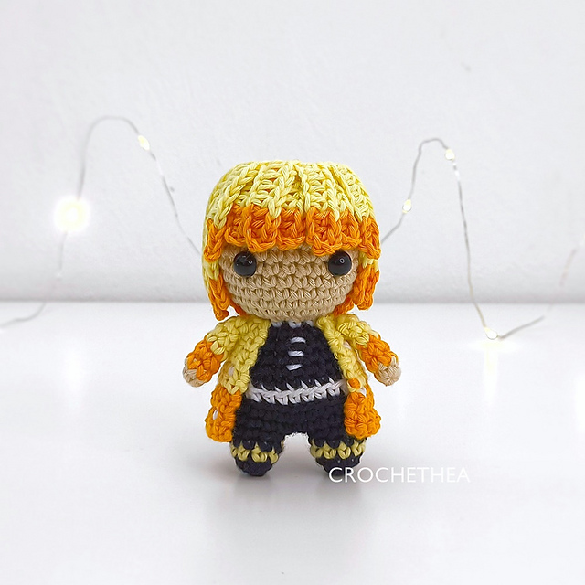 Ravelry: Zenitsu Amigurumi pattern by Sabbathea Natalie