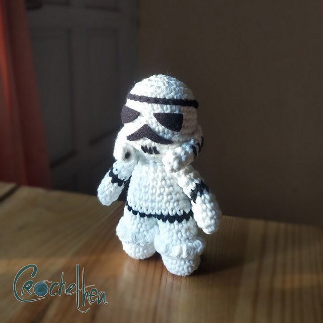 Ravelry: Stormtrooper Amigurumi pattern by Sabbathea Natalie