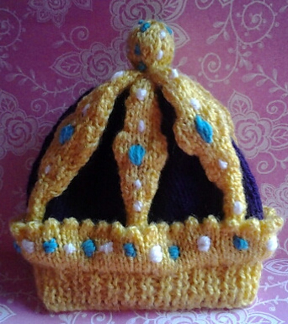 Ravelry: little royal baby crown hat pattern by natalie jones