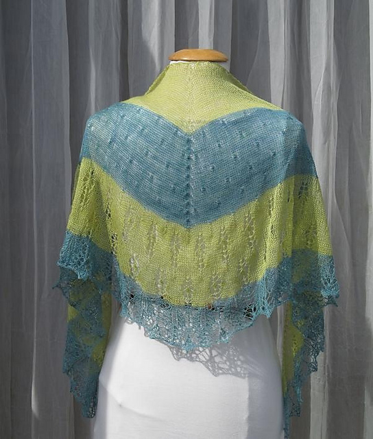Ravelry: Budding Lotus Shawl pattern by A Passion For Lace...