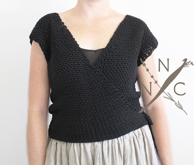 Ravelry: The Rene Wrap Top pattern by Naturally Nora