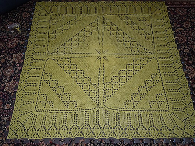 Ravelry: Baby Counterpane Christening Blanket pattern by Kay Meadors