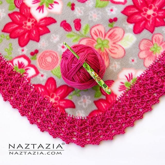 Ravelry: Edging on Blanket Fleece pattern by Naztazia