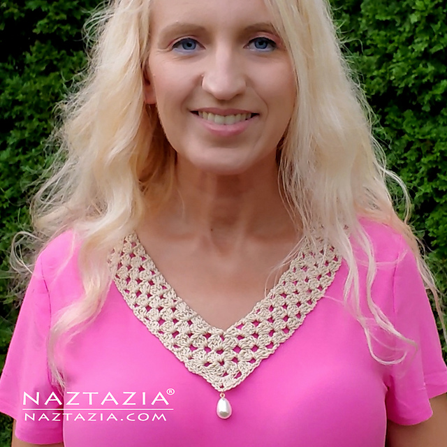 Ravelry: V-Neck Collar pattern by Naztazia