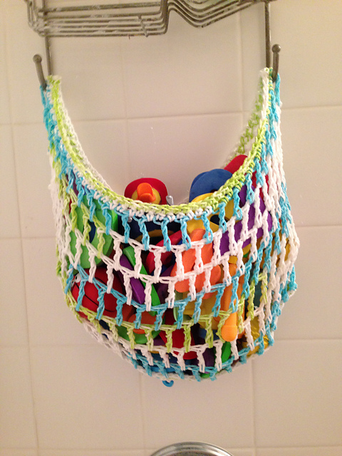 Ravelry: Bathtub Toy Holder pattern by Nicole Bledsoe