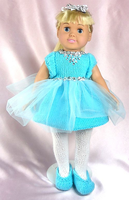 Ravelry: Little Miss Ballerina for 18-Inch Dolls pattern by Frugal ...