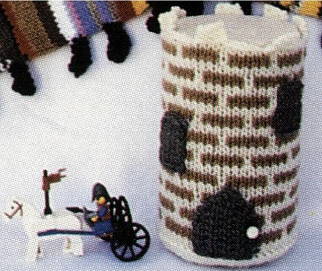 Ravelry: Oatmeal Box Castle Toy pattern by Frugal Knitting Haus