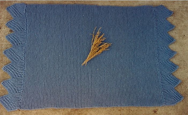 Ravelry: Easy Knit Rug pattern by Frugal Knitting Haus