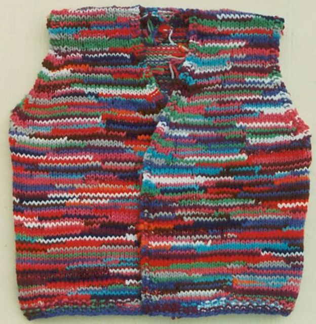 Ravelry: Scrap Yarn Vest pattern by Frugal Knitting Haus