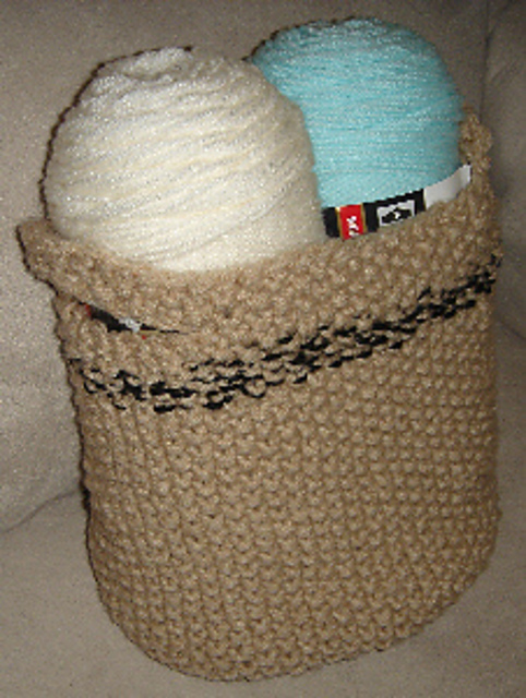 Ravelry: Yarn/Craft Bag pattern by Frugal Knitting Haus