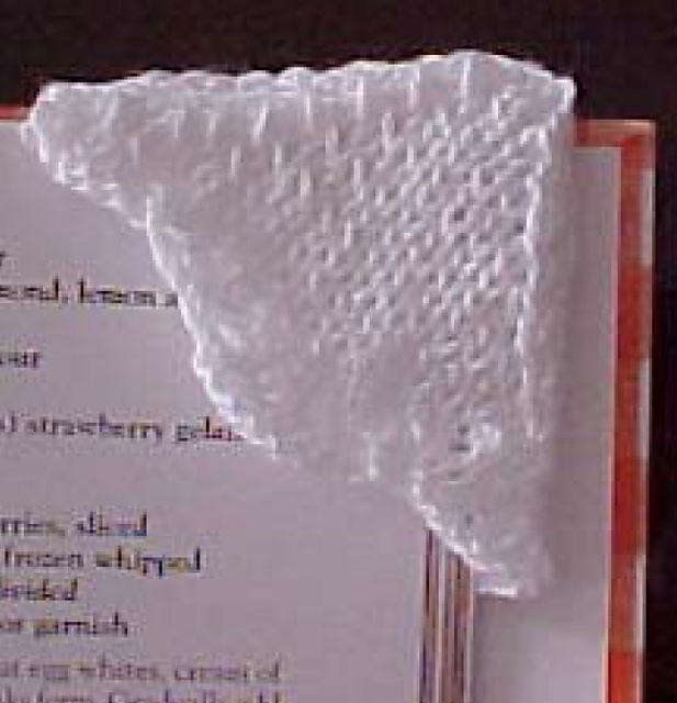 Ravelry: Corner Book Marker pattern by Frugal Knitting Haus