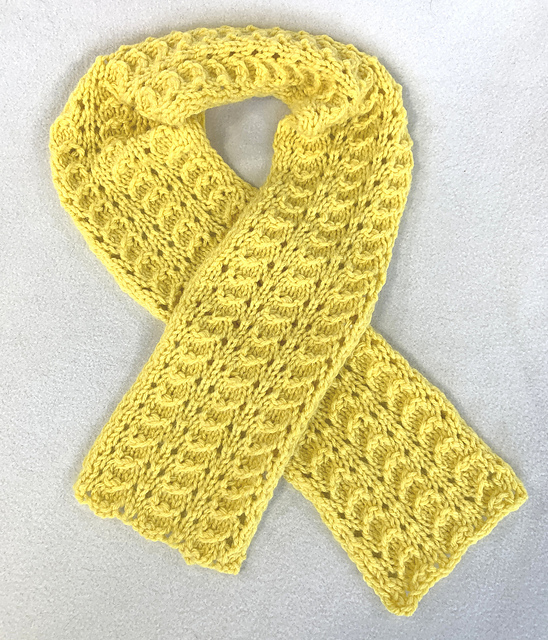 Ravelry: Lemon-y Lace Scarf pattern by Frugal Knitting Haus