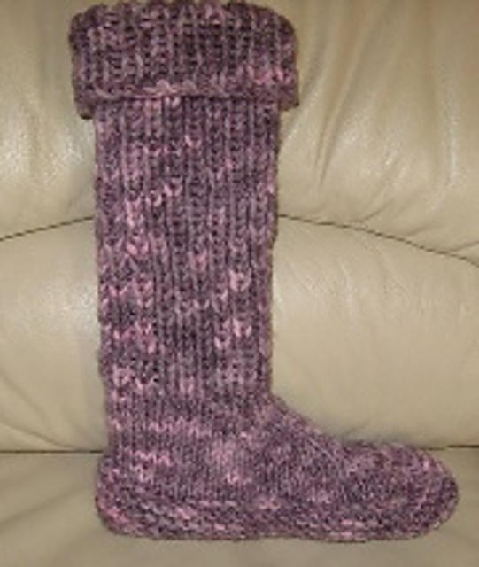 Ravelry: Knee High Boot Slipper pattern by KayL Designs