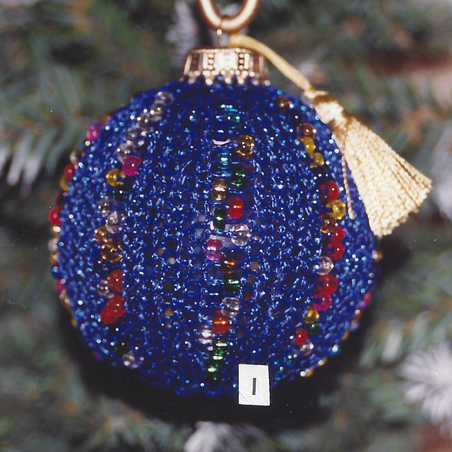 Ravelry: Beaded Vertical Ornament - Style I pattern by Arlene Jacobson
