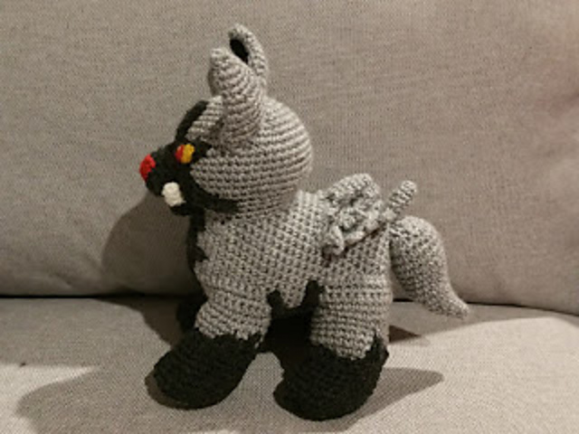 Ravelry: #261 Poochyena pattern by May Goh