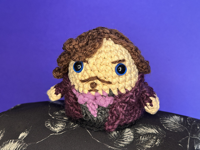 Ravelry: Sirius Grim Animagus flip doll pattern by The Nerdy Crocheter
