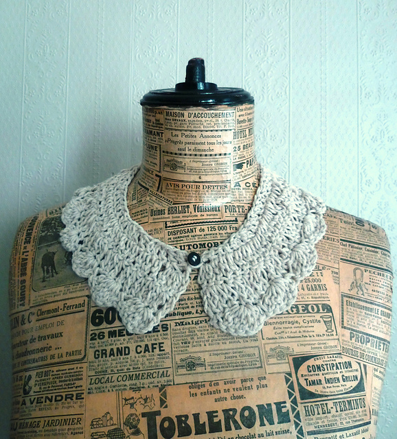Ravelry: Scalloped Crochet Collar pattern by Patricia Hodson