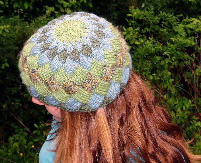 Ravelry: Entrelac Hat pattern by Nette Compton
