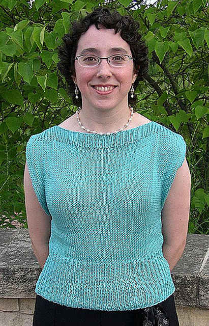 Ravelry: #09 Boat-Neck Tank pattern by Loren Cherensky