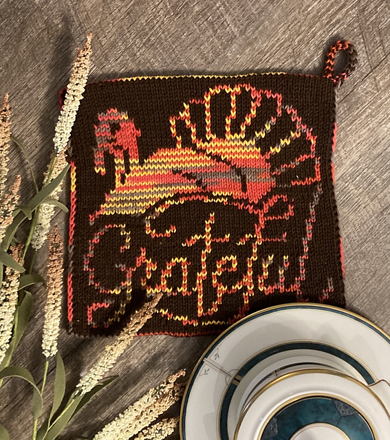 Ravelry: Grateful Turkey Potholder pattern by Donielle Oliver Showvay