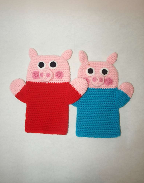 Ravelry: Peppa Pig Hand Puppet pattern by Nicole Murphy