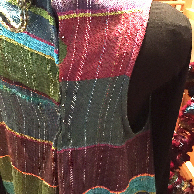 Ravelry: nickolena's Cotton peacock Saori vest