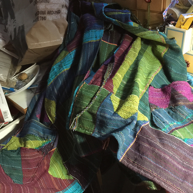 Ravelry: nickolena's Cotton peacock Saori vest