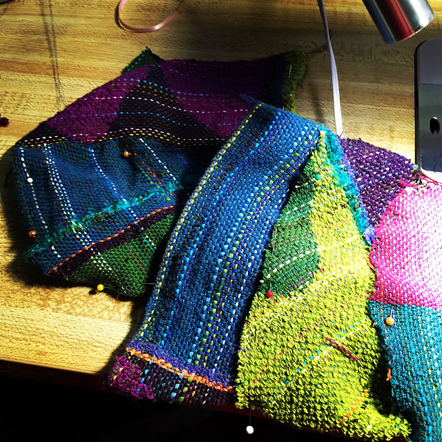 Ravelry: nickolena's Cotton peacock Saori vest