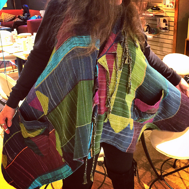Ravelry: nickolena's Cotton peacock Saori vest