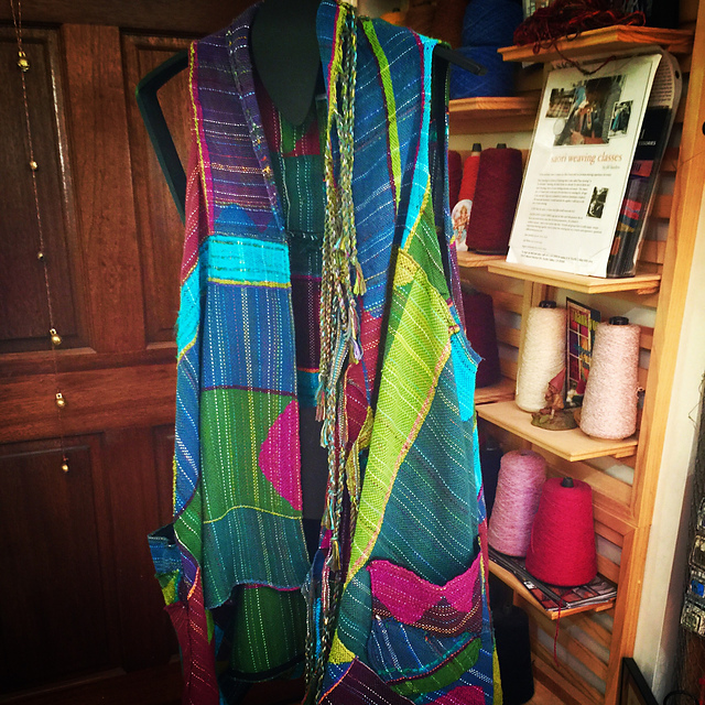 Ravelry: nickolena's Cotton peacock Saori vest