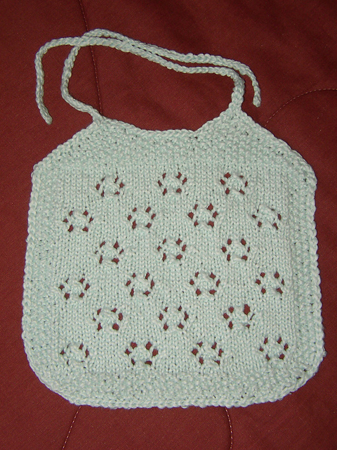 Ravelry: Pussy Foot Bib pattern by Margaret Jones