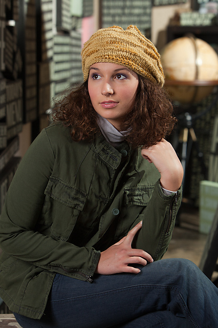 Ravelry: Garter Bands Beret pattern by Natalie Larson