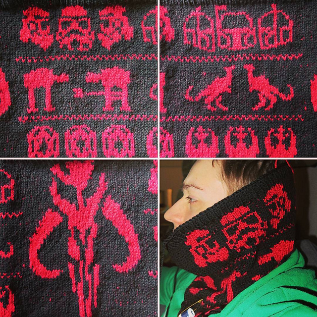 Ravelry: Fett - Mythosaur Emblem Chart pattern by Teri Smith