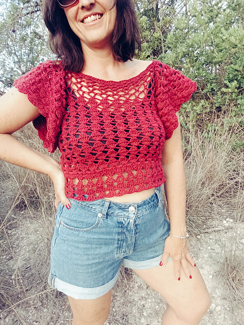 Ravelry: Shell Top pattern by Noelia Monleon