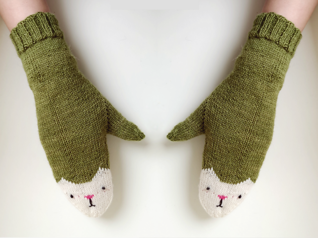 Ravelry: Kitten Mittens pattern by The Wool Shop Galashiels
