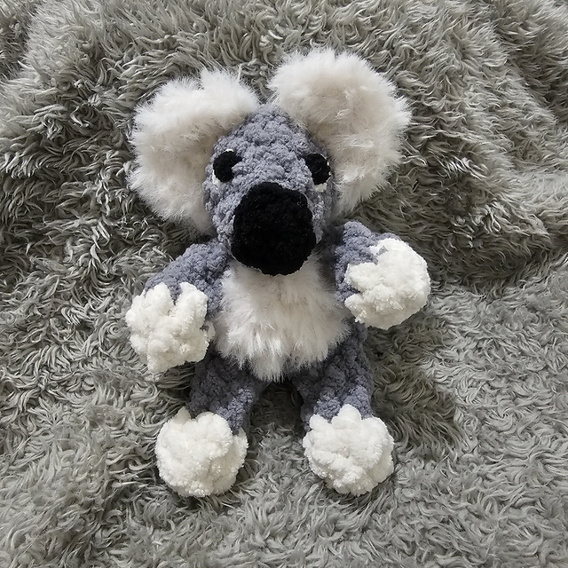 Ravelry: Koala snuggler pattern by Knots by fi
