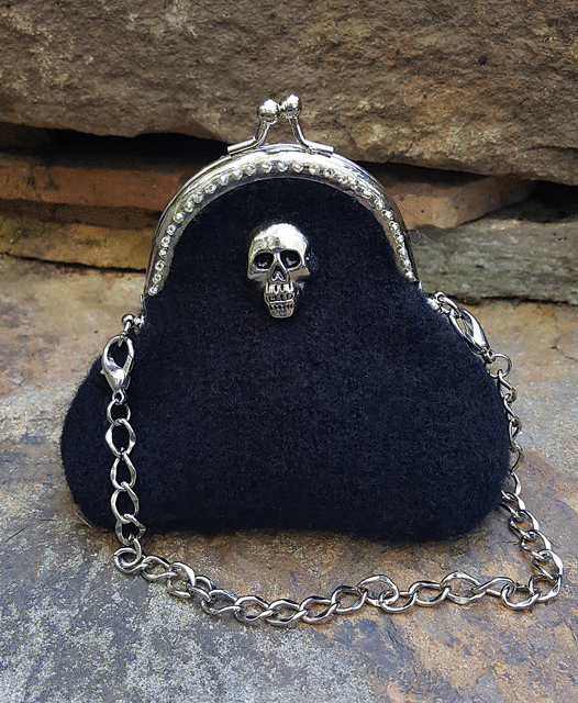 Ravelry: #187 Sugar Skull Purse pattern by Nora J. Bellows