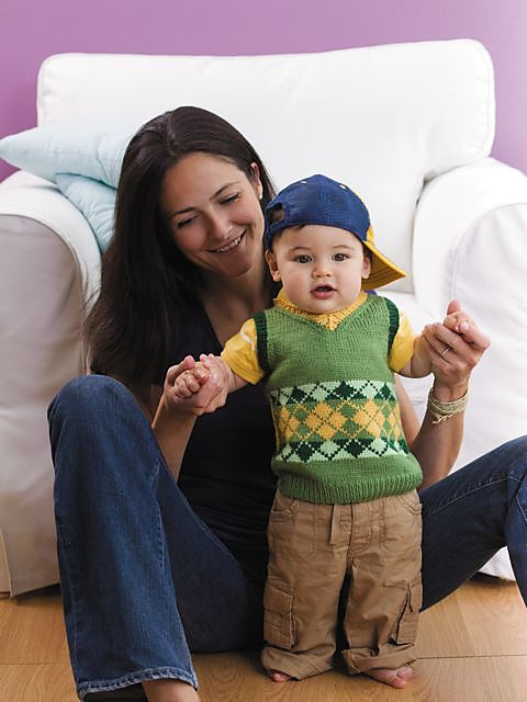 Ravelry: Argyle Vest pattern by Pat Olski