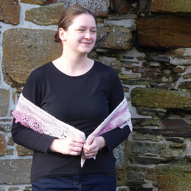 Ravelry: Cajon Pass Crescent Shawl pattern by Elizabeth Lovick