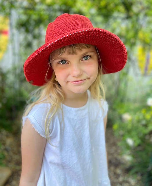 Ravelry: Kid Size Packable Sun Hat pattern by Olivia Ashline