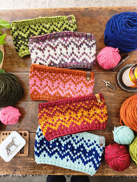 Ravelry: Sawtooth Mountains Headband Bulky pattern by Jamie Rex