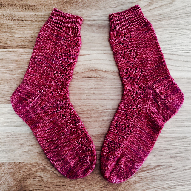 Ravelry: Romantical Socks pattern by Meaghan Schmaltz