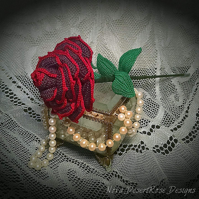 Ravelry: Long Stem Rose pattern by Nova DesertRose Designs