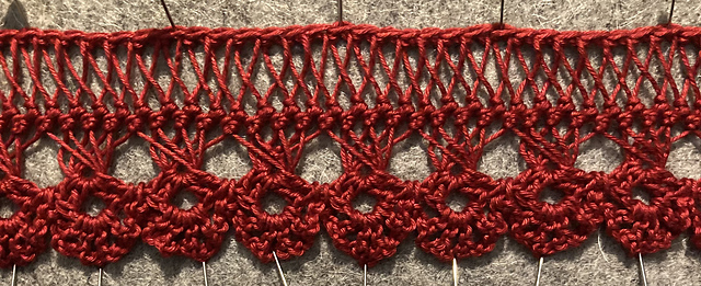 Ravelry: Hairpin Lace Edging #1850 pattern by American Thread Company